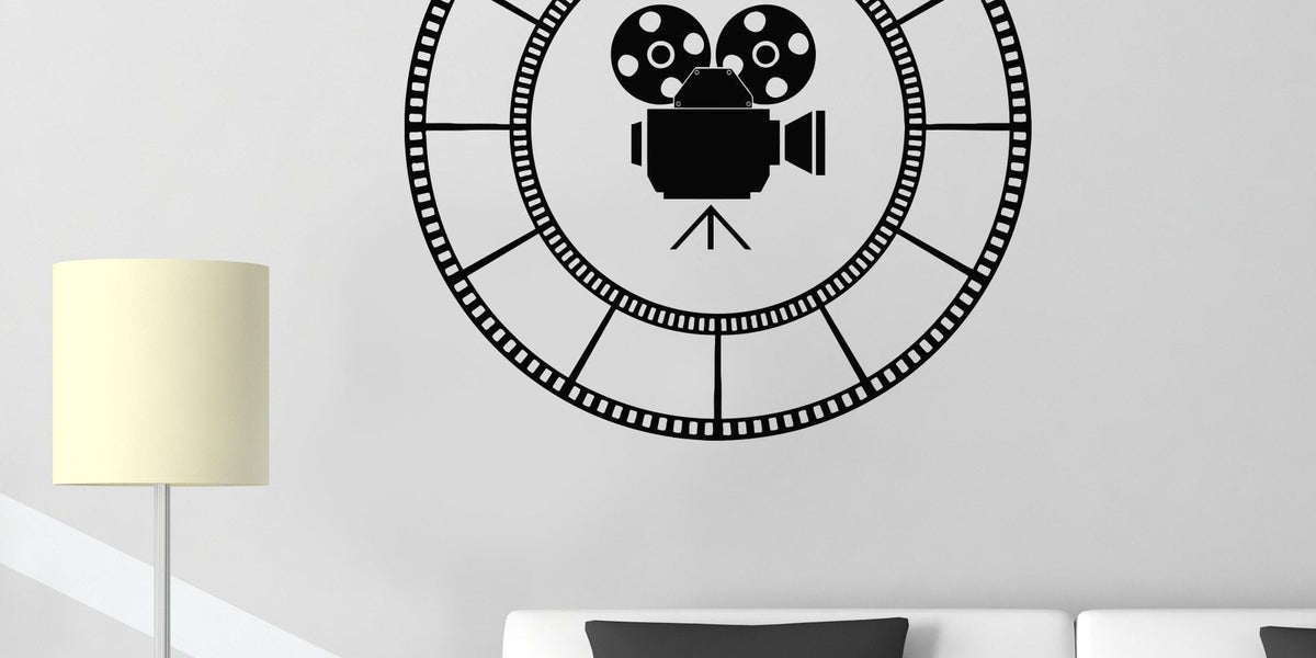 Vinyl Wall Decal Film Cinema Room Camera Movie Lover Stickers Unique G ...