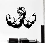 Vinyl Wall Decal Muscle Bodybuilding Fitness Gym Sports Stickers Uniqu ...