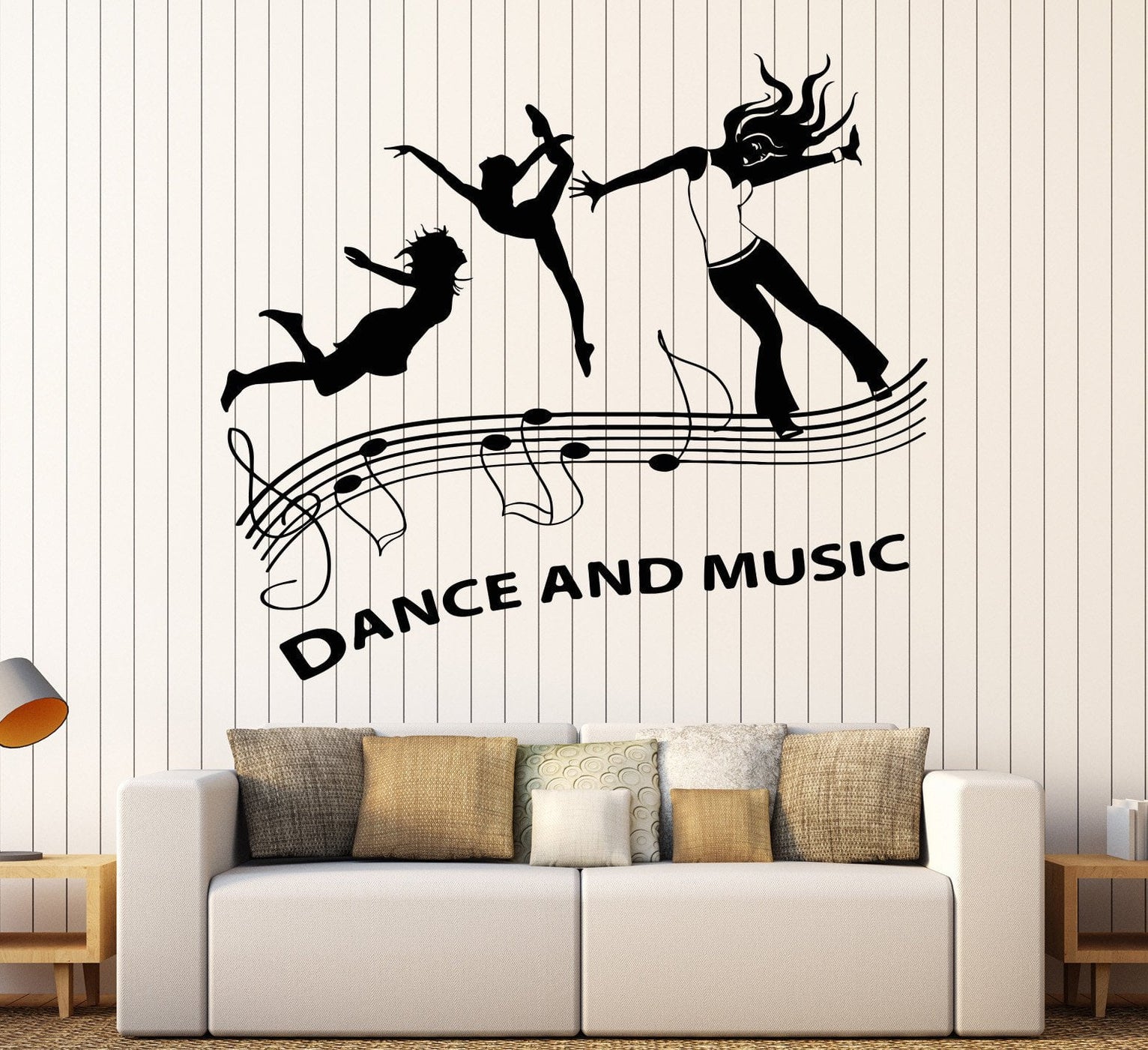 Vinyl Wall Decal Music Dance Floor Party Night Club Stickers Unique Gi ...