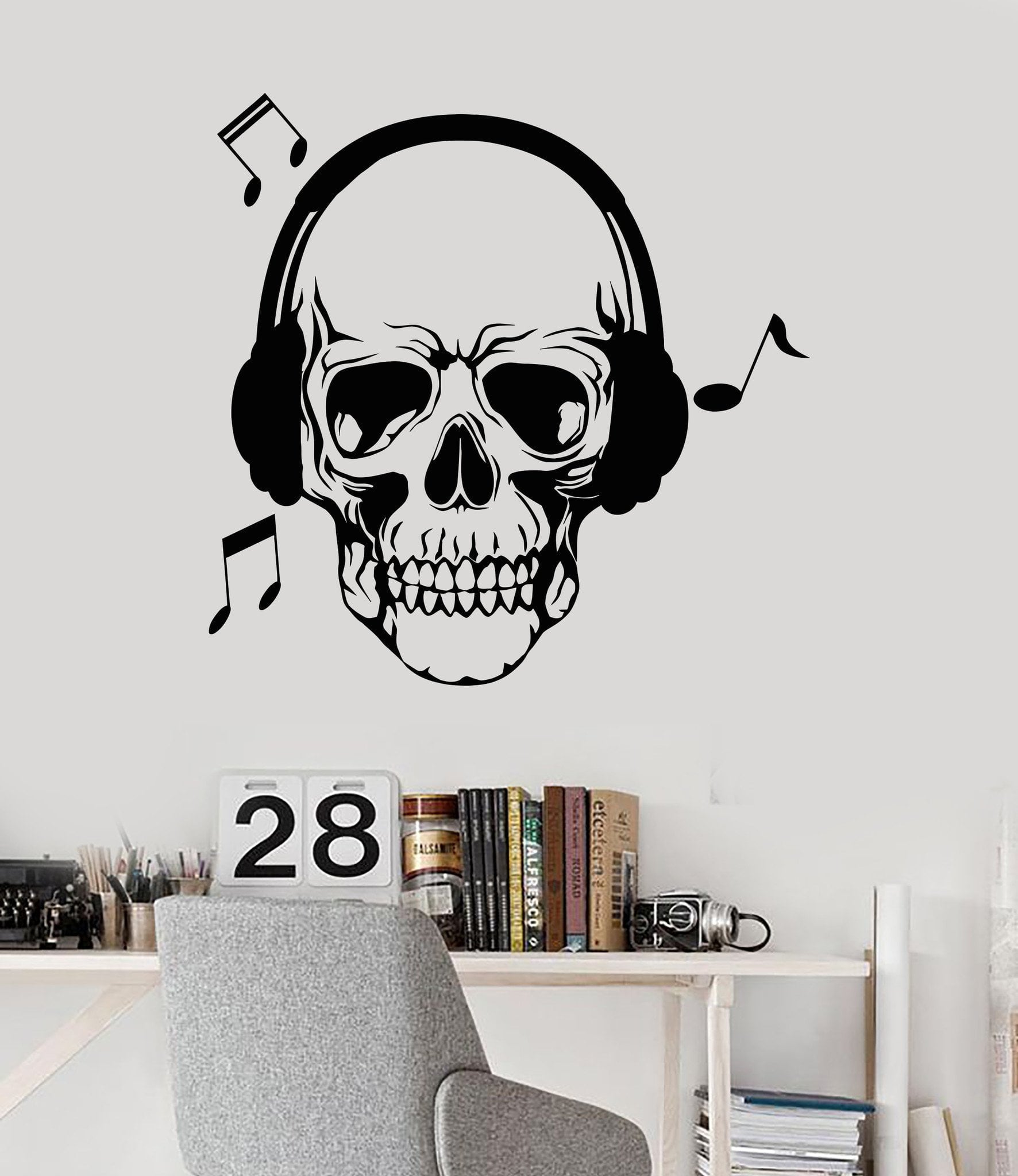 Skull Wall Vinyl Decals — Wallstickers4you