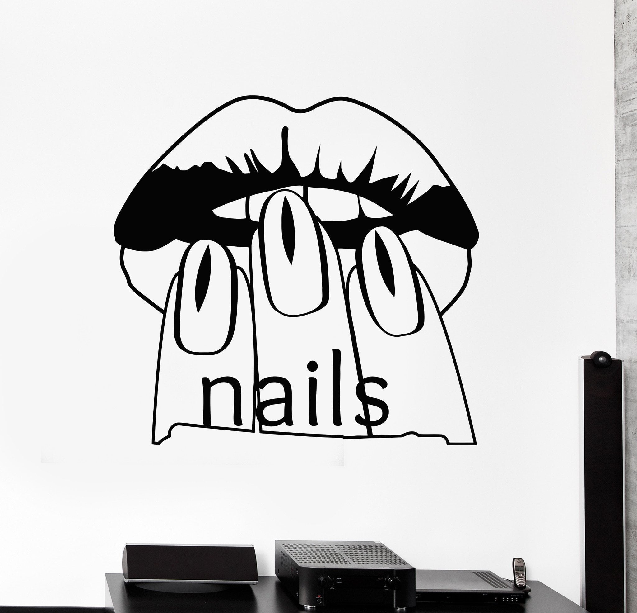 Nails Wall Vinyl Decals — Wallstickers4you