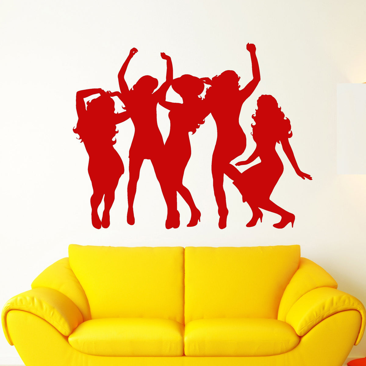 Vinyl Wall Decal Hen-party Party Girls Night Club Dance Floor Stickers ...