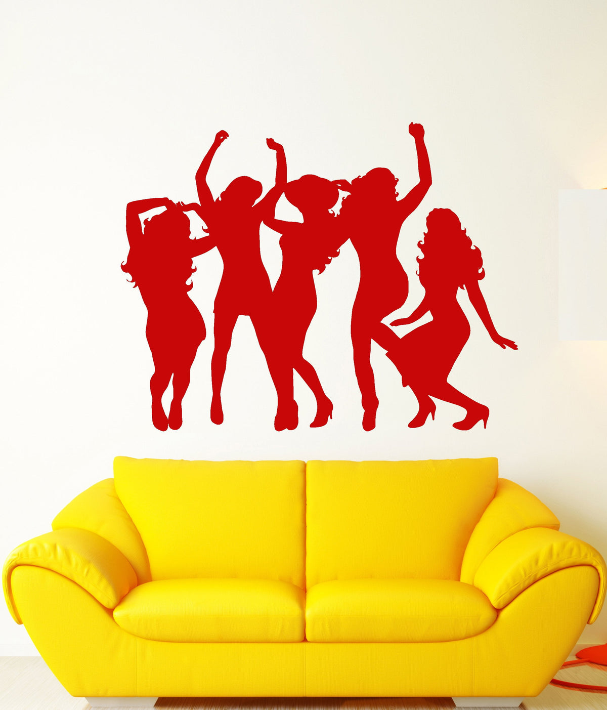 Vinyl Wall Decal Hen-party Party Girls Night Club Dance Floor Stickers ...