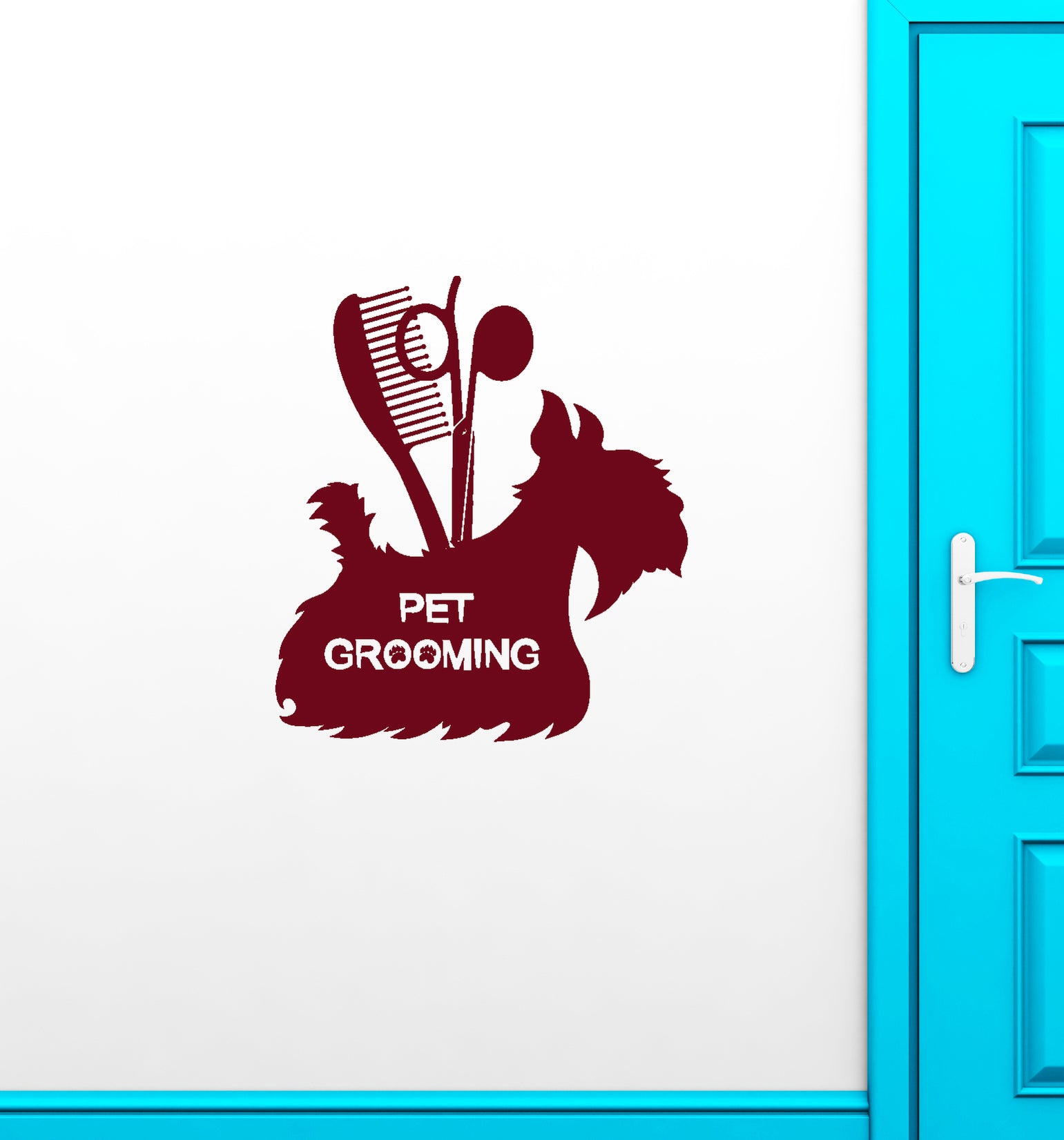 Pets Grooming Wall Decals — Wallstickers4you