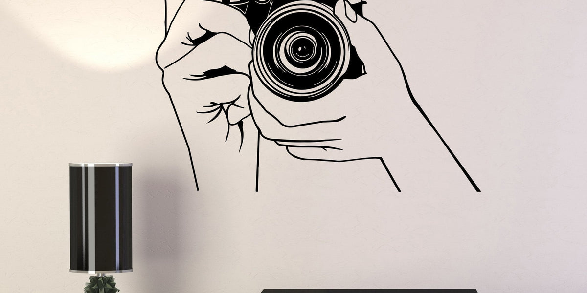 Vinyl Wall Stickers Photo Photography Photograph Journalist Decal Uniq ...