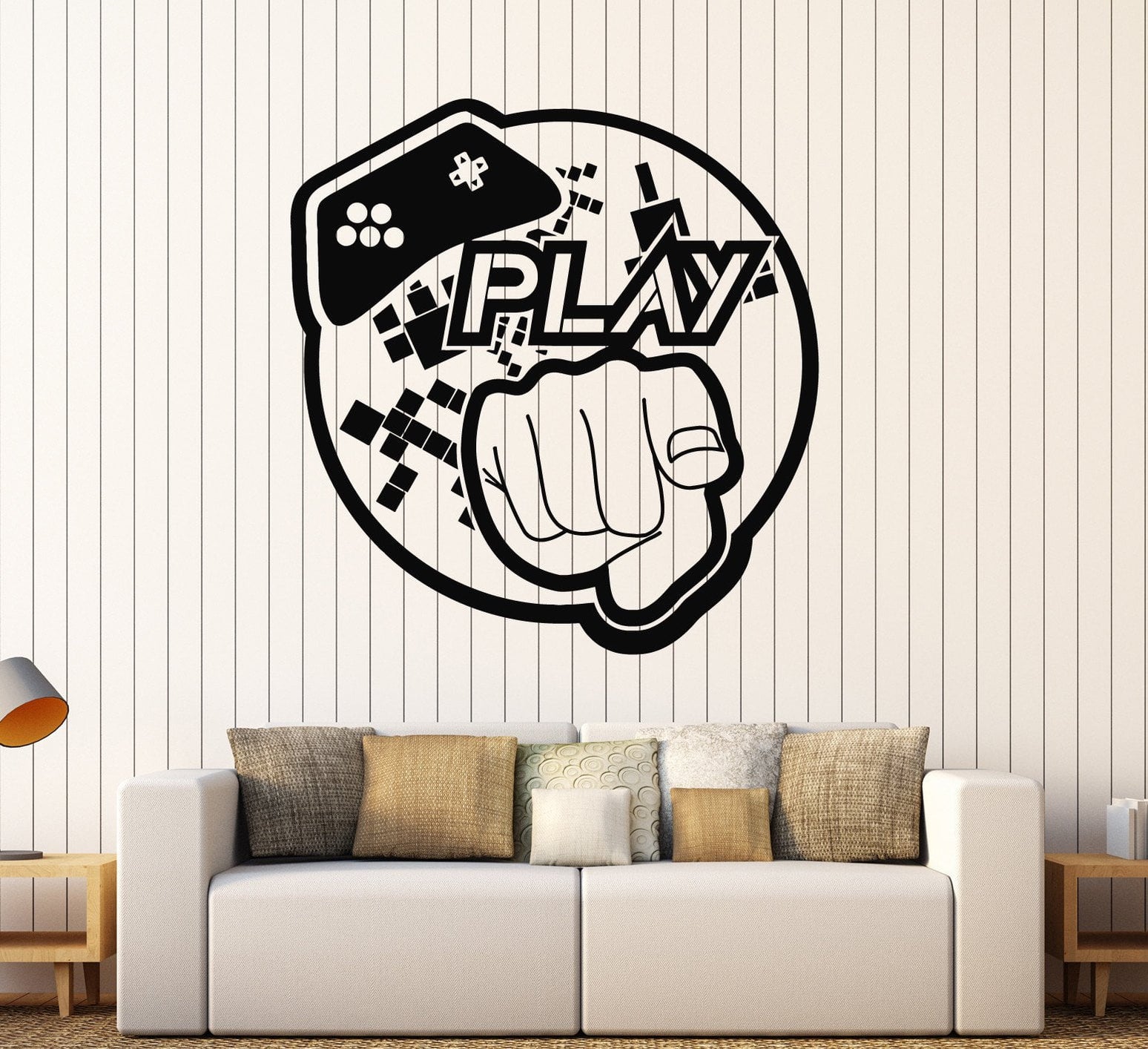 Vinyl Wall Decal Video Game Art Teen Room Gaming Stickers Unique Gift ...