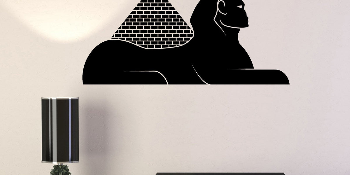 Vinyl Wall Decal Egyptian Pyramids Sphinx Egypt Stickers Unique Gift ...