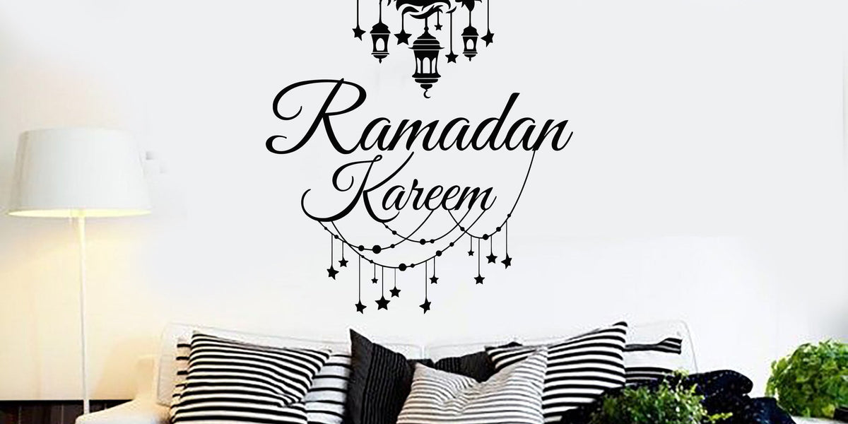 Vinyl Wall Decal Ramadan Kareem Muslim Islamic Stickers Mural Unique G ...