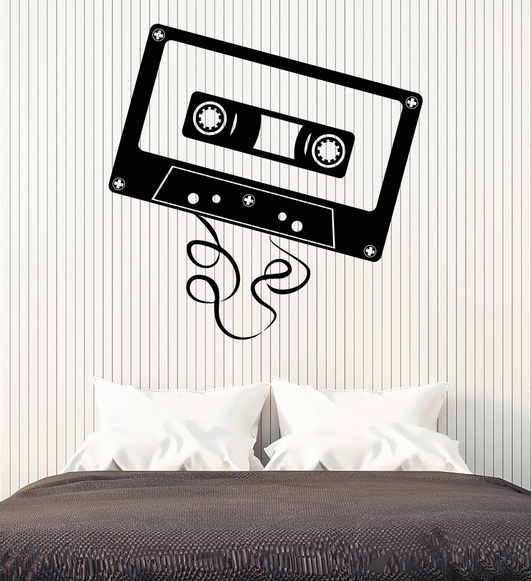 Vinyl Wall Decal Musican Audiocassette Retro Music Stickers (2993ig ...