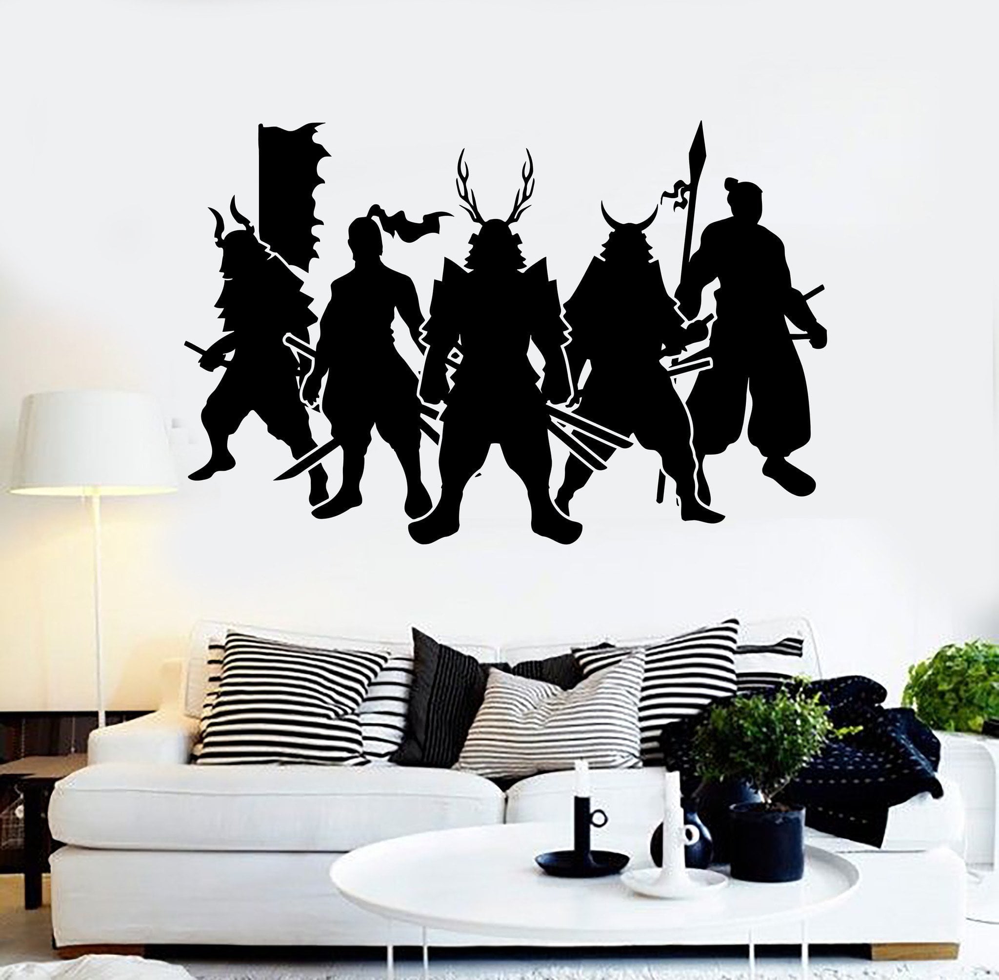 Vinyl Wall Decal Samurai Warriors Japan Art Japanese Stickers Unique G ...