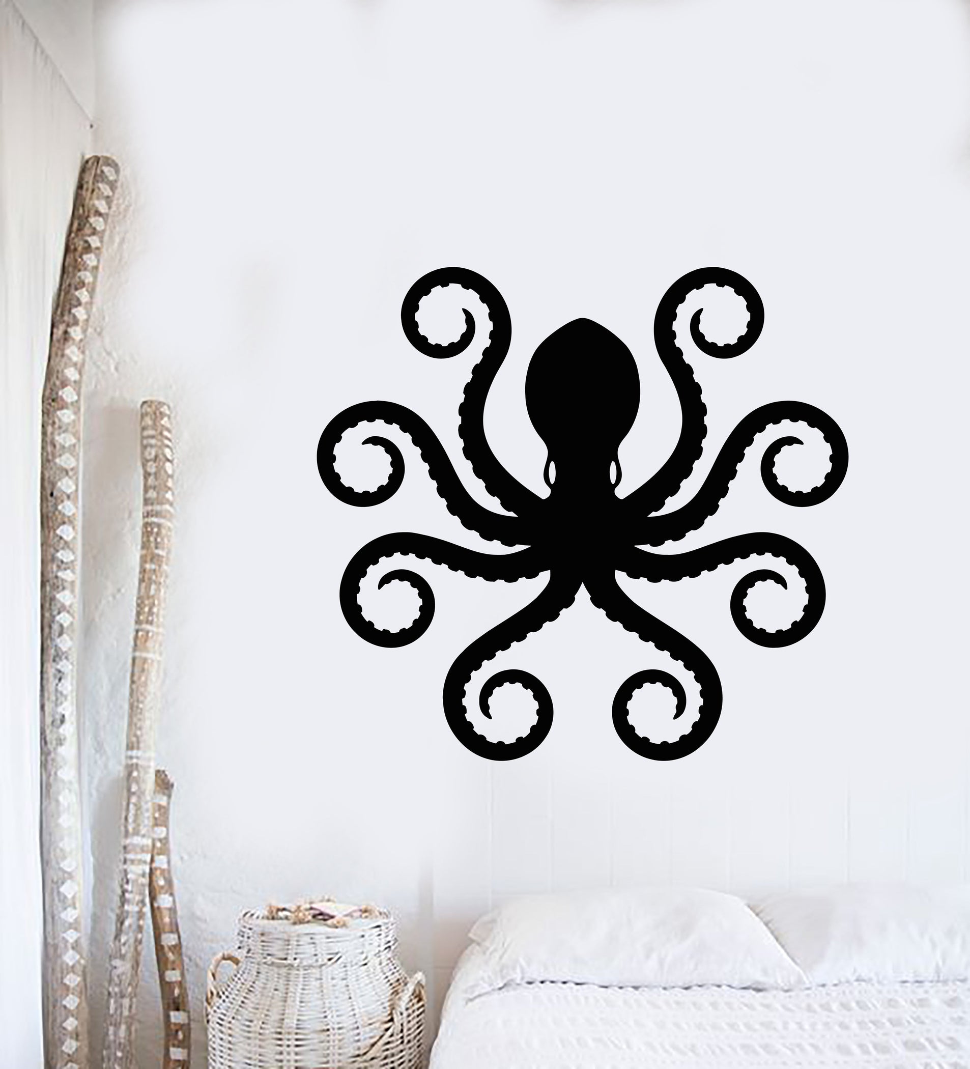 Vinyl Wall Decal Nautical Sea Monster Animal Octopus Tentacles Sticker ...