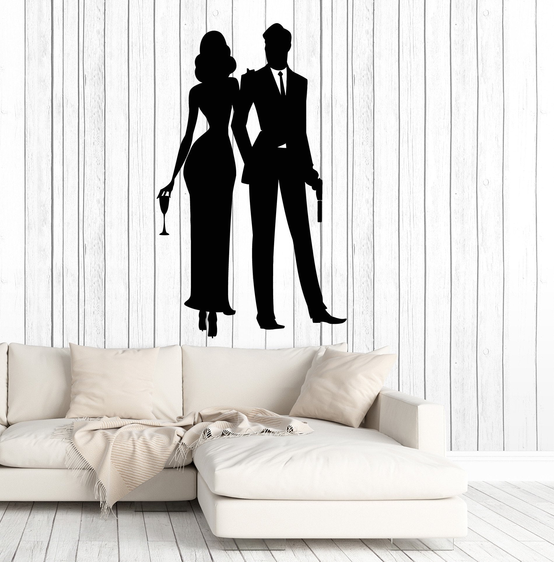 Vinyl Wall Decal Secret Agent Service James Bond Woman Stickers Unique ...