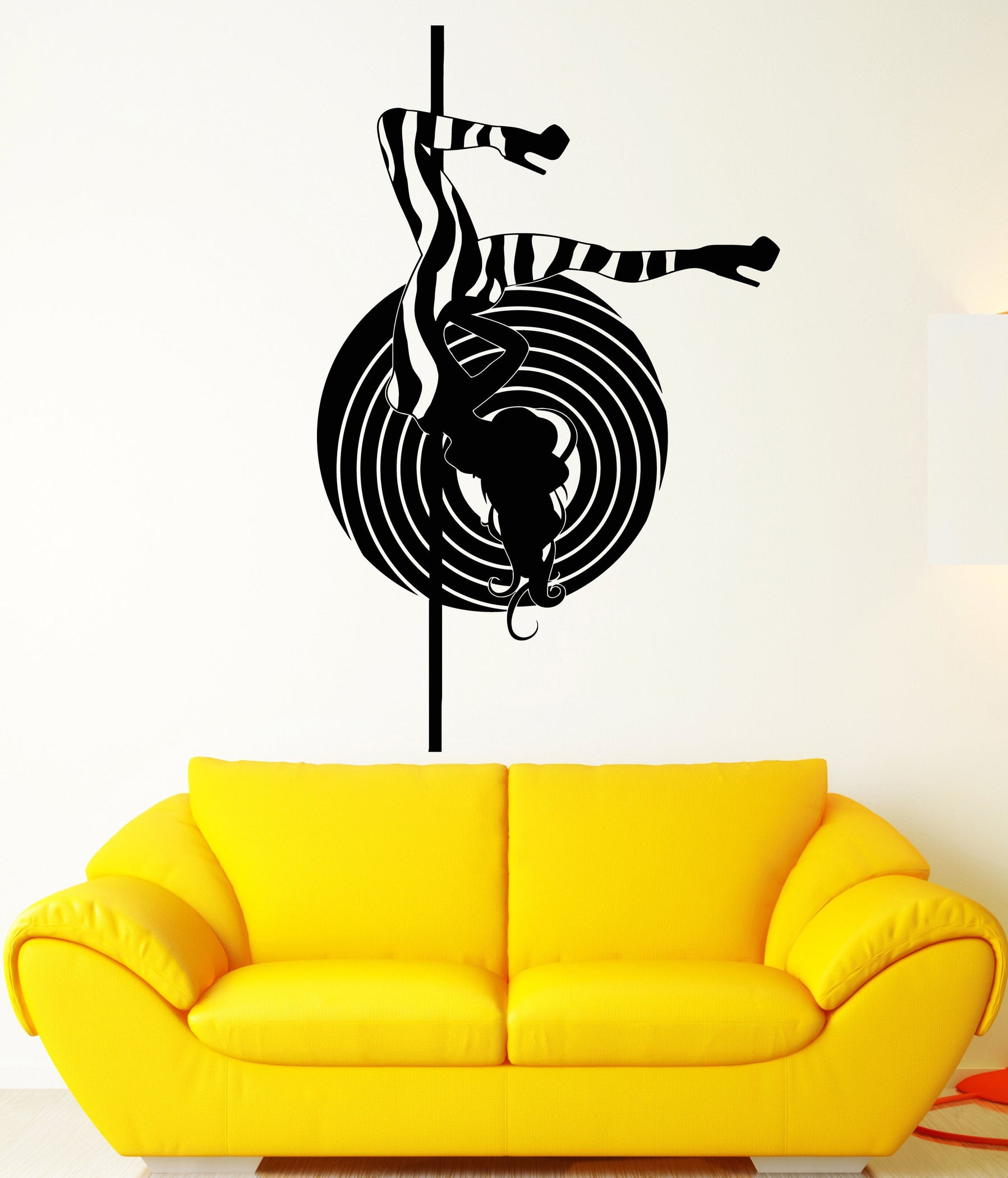 Vinyl Wall Decal Striptease Sexy Stripper Hot Naked Girl Stickers Uniq ...