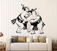 Vinyl Wall Decal Sumo Wrestlers Japanese Sport Stickers Mural Unique G ...
