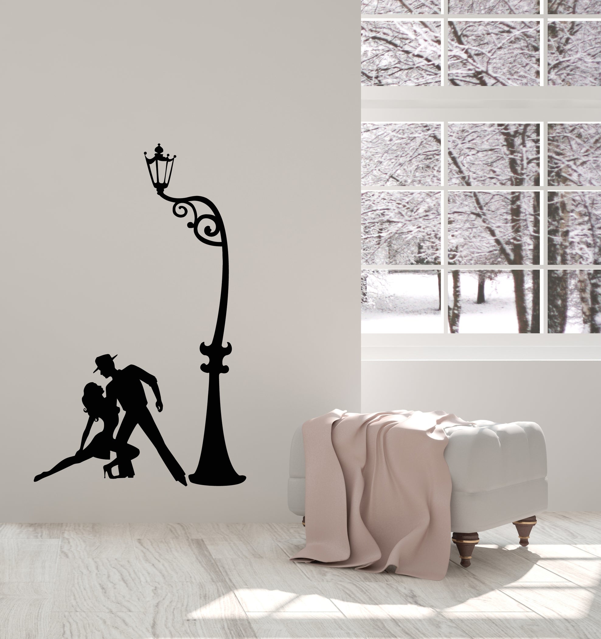 Vinyl Wall Decal Street Light Tango Dance Passion Dancers Stickers (38 ...
