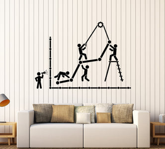 Vinyl Wall Decal Graphic Office Worker Style Business Leader Teamwork ...