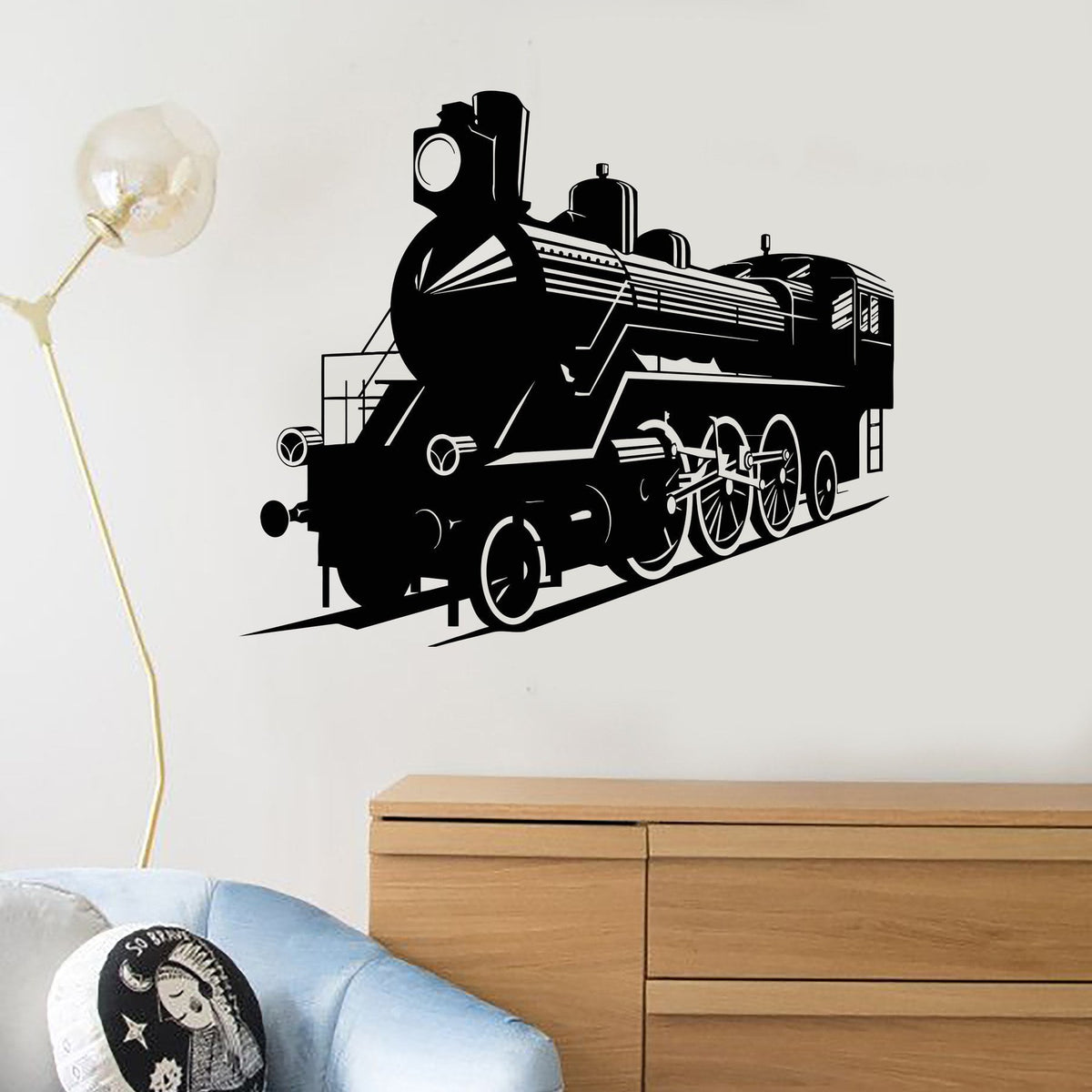 Vinyl Wall Decal Train Railway Child Room Kids Stickers Mural Unique G ...
