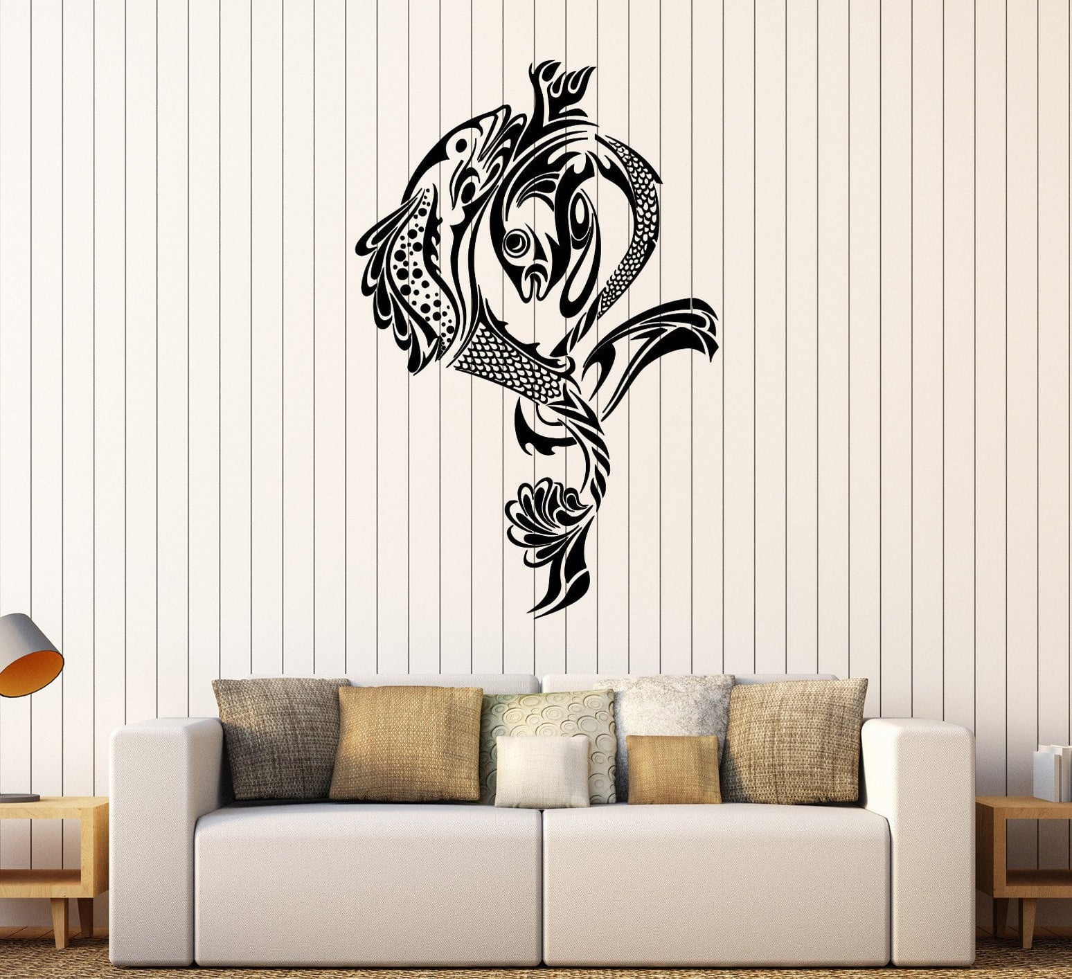 Vinyl Wall Decal Fish Fishing Fisherman Art Stickers Mural Unique Gift ...