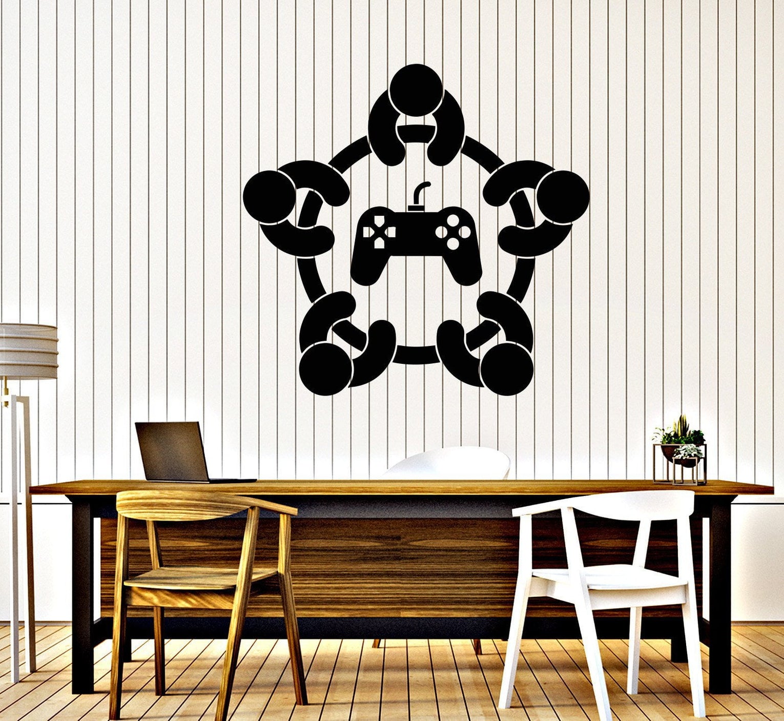 Vinyl Wall Decal Gamer Computer Zone Video Game Gaming Stickers Unique ...