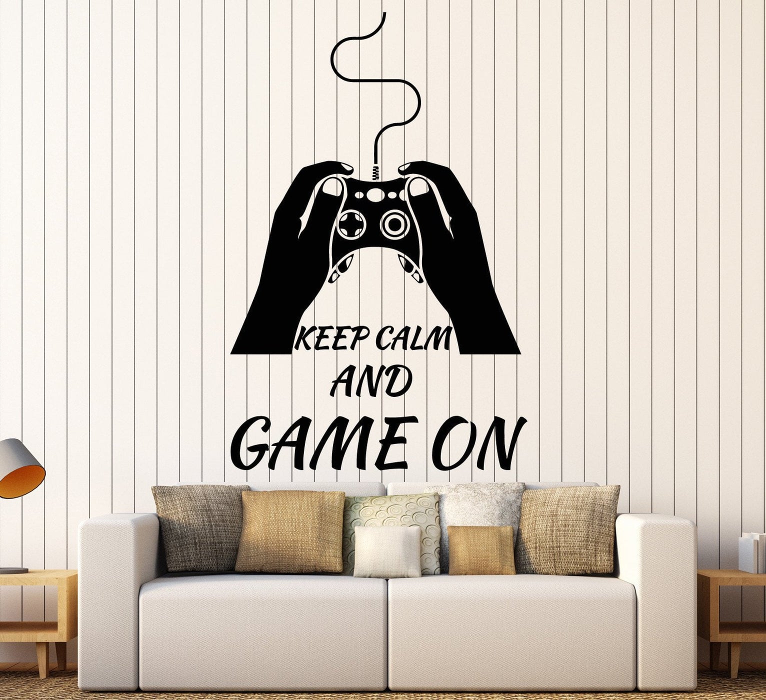 Vinyl Wall Decal Video Game Quote Play Room Gamer Stickers Mural Uniqu ...