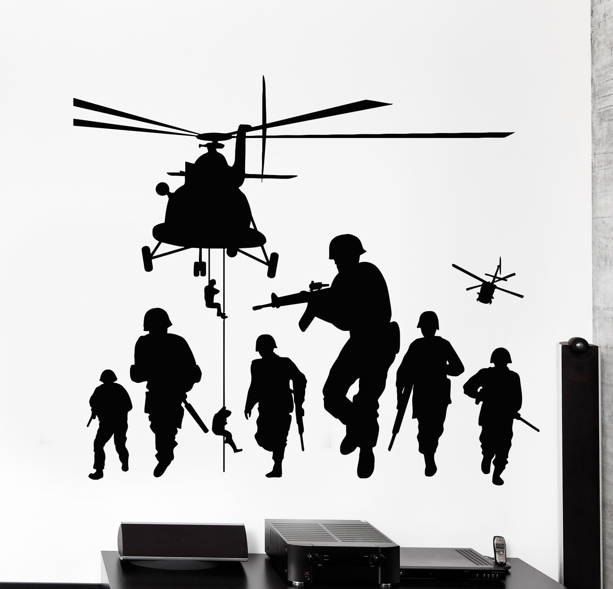 Custom Military And Army Wall Vinyl Decals And Stickers Collection ...