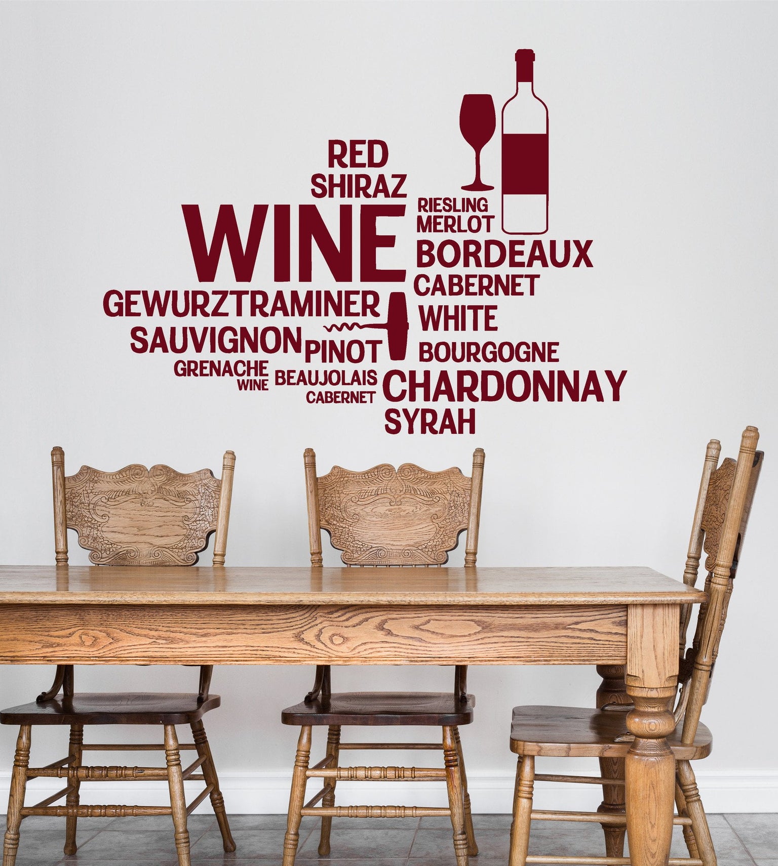 Wine Wall Decals — Wallstickers4you