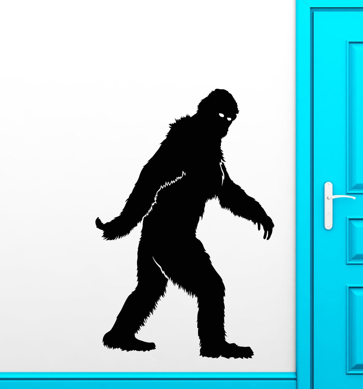 Vinyl Wall Decal Big Foot Yeti Fantastic Beast Monster Children's Room ...
