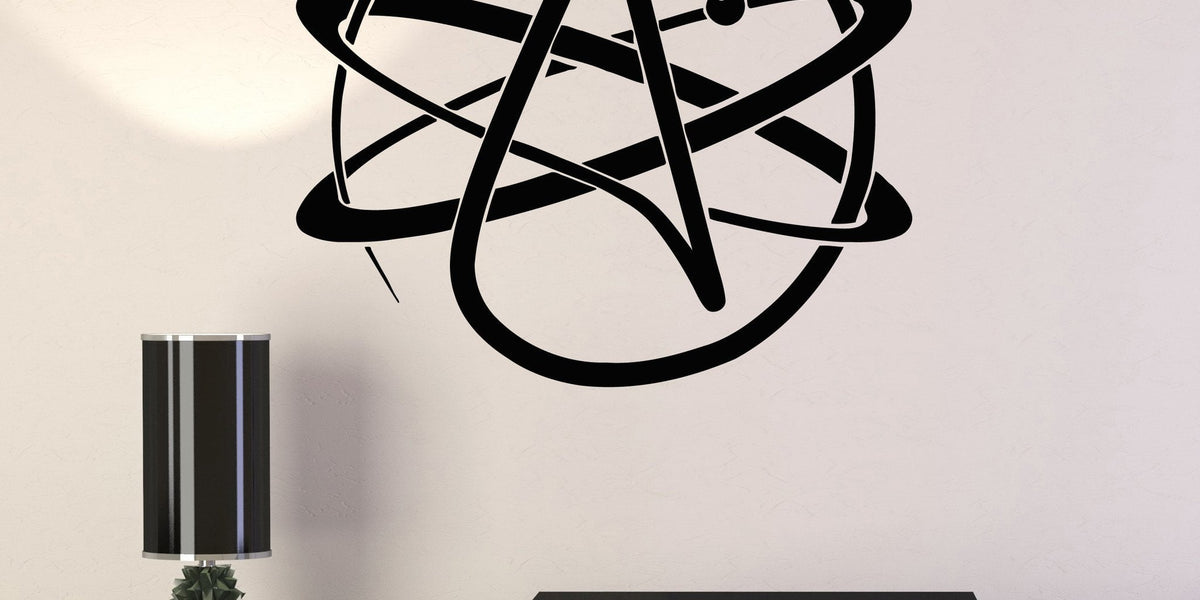 Wall Sticker Vinyl Decal Atom Atheism Religion Science Great Decor Uni ...