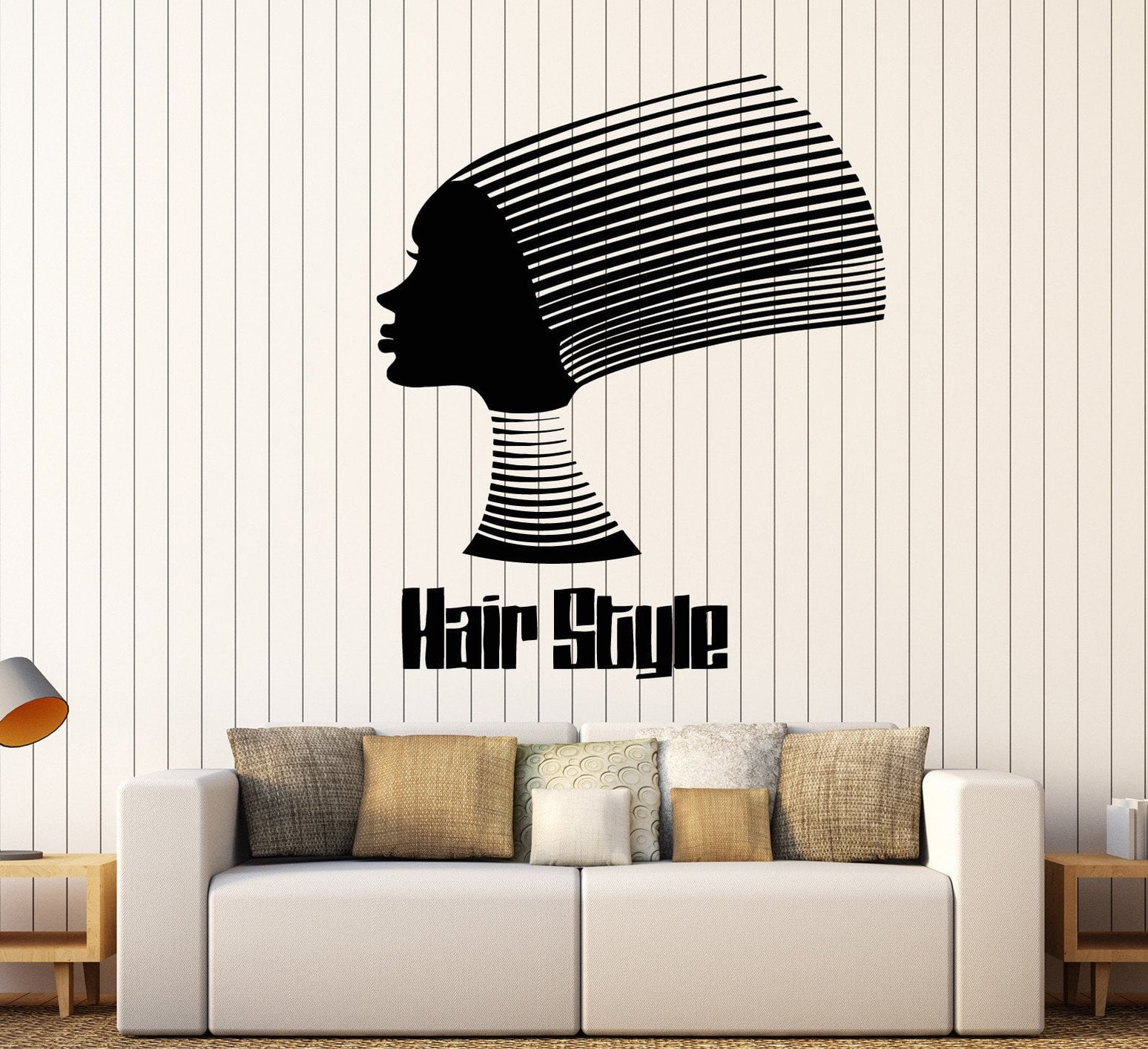 Vinyl Decal African Hair Style Beauty Salon Stylist Stickers Unique Gi ...