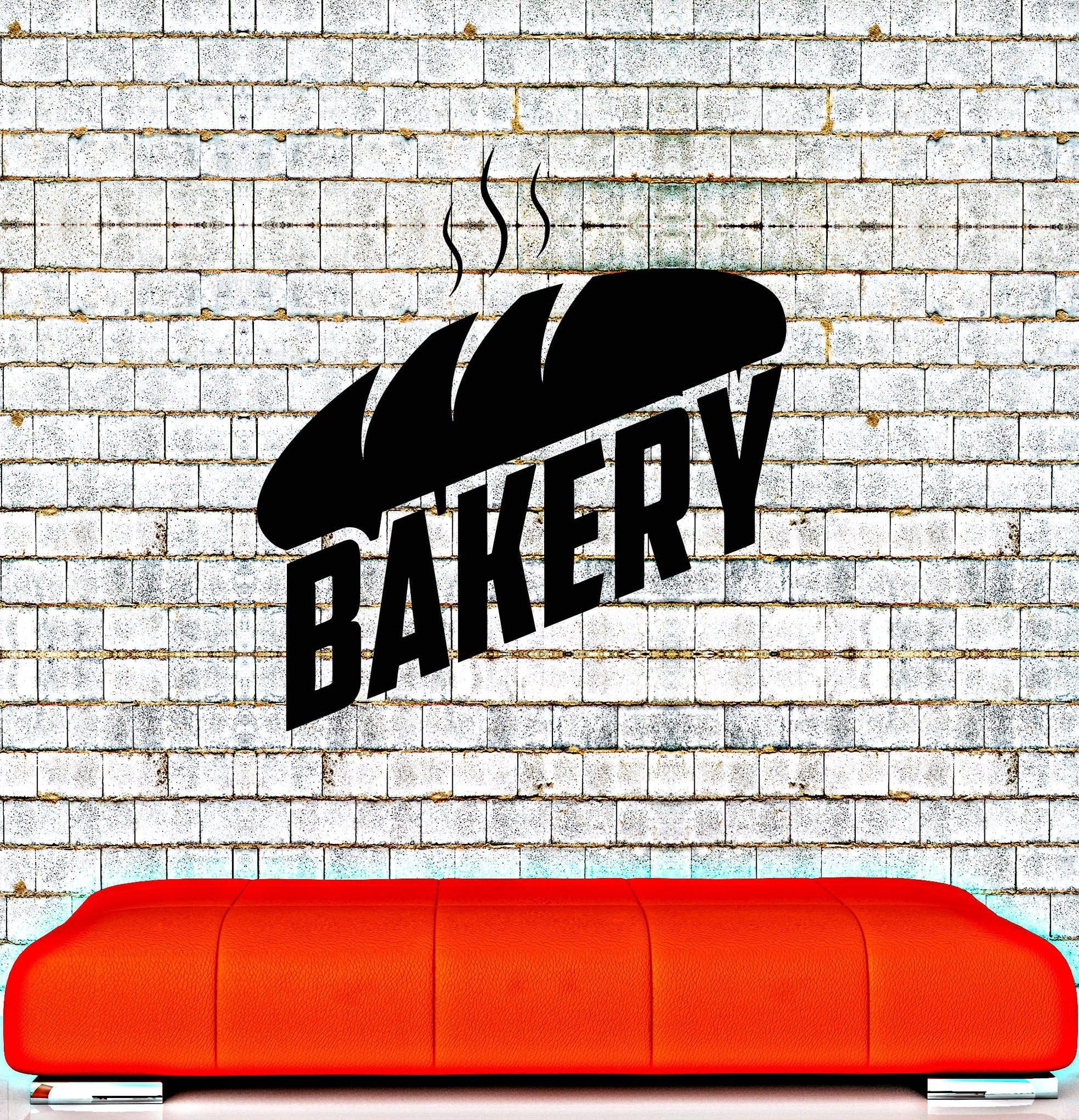 Vinyl Wall Decal Bakery Bread Bakeshop Baker Stickers Mural Unique Gif ...