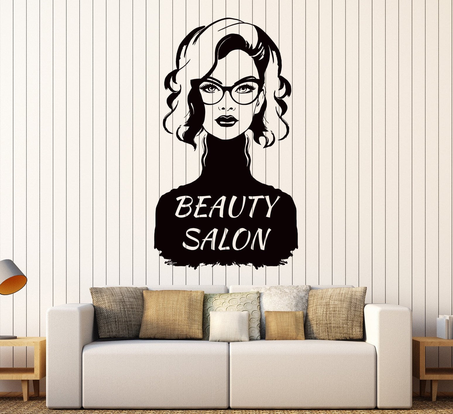Vinyl Wall Decal Beauty Salon Fashion Style Woman Stickers Unique Gift ...