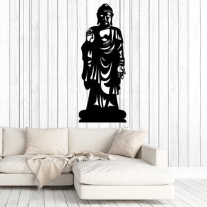 Vinyl Wall Decal Buddha Statue Buddhism Decor Stickers Mural Unique Gi ...