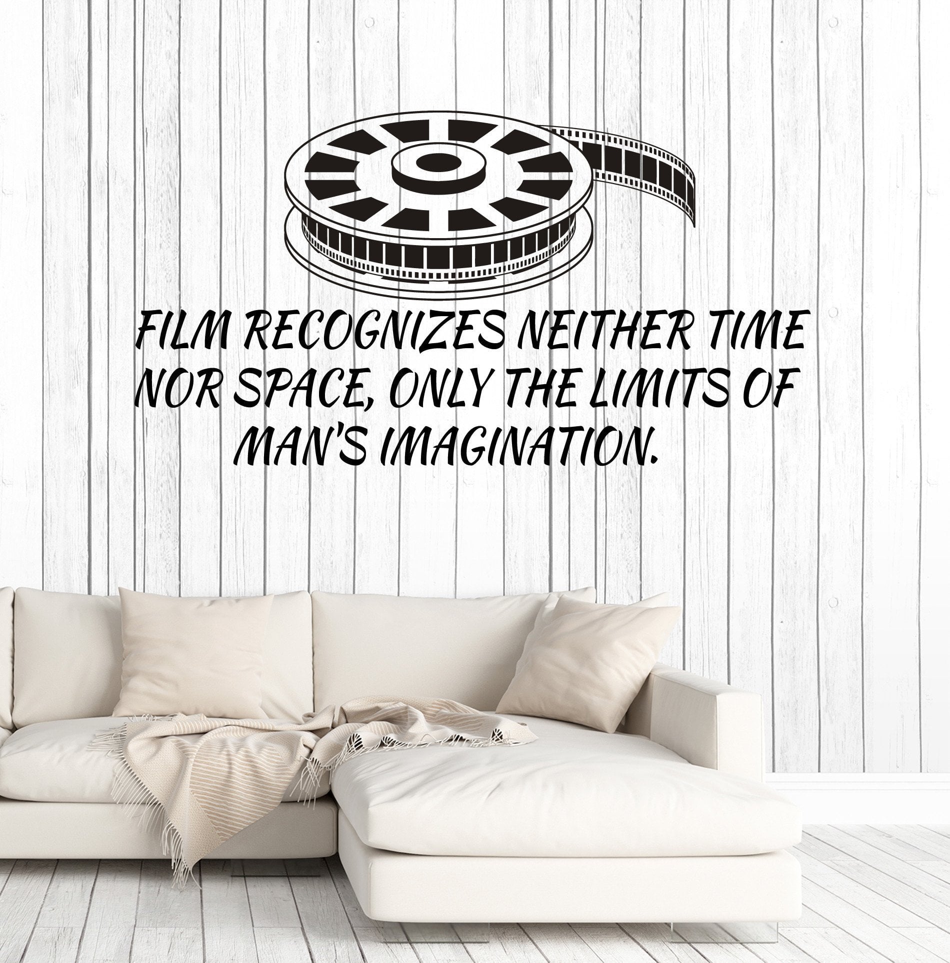 Vinyl Wall Decal Film Strip Quote Cinema Movie Filming Stickers Unique ...