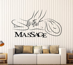 Vinyl Wall Decal Massage Room Spa Beauty Woman Salon Stickers Unique G ...