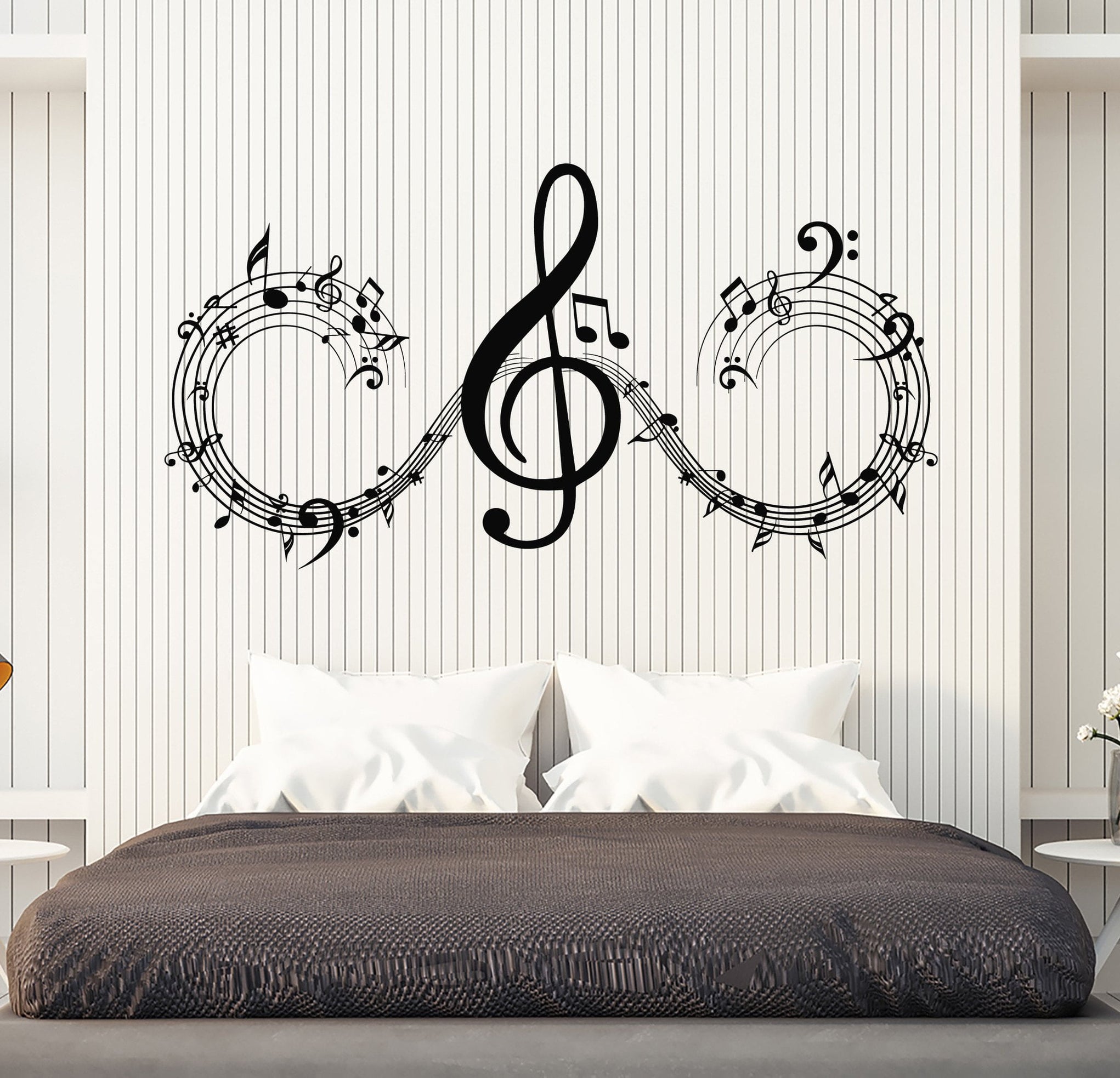 Vinyl Wall Decal Musical Notes Music Art Home Room Decor Stickers Uniq ...
