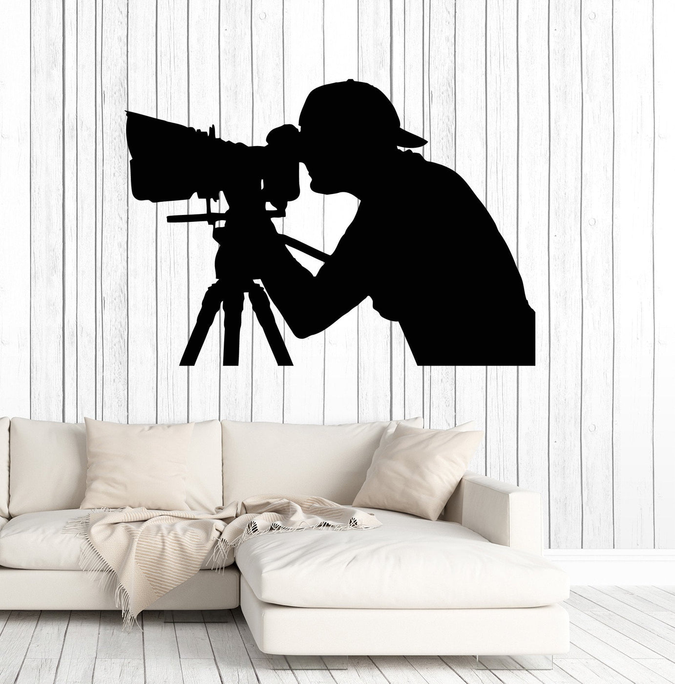 Vinyl Wall Decal Photographer Photo Art Studio Camera Stickers Unique ...