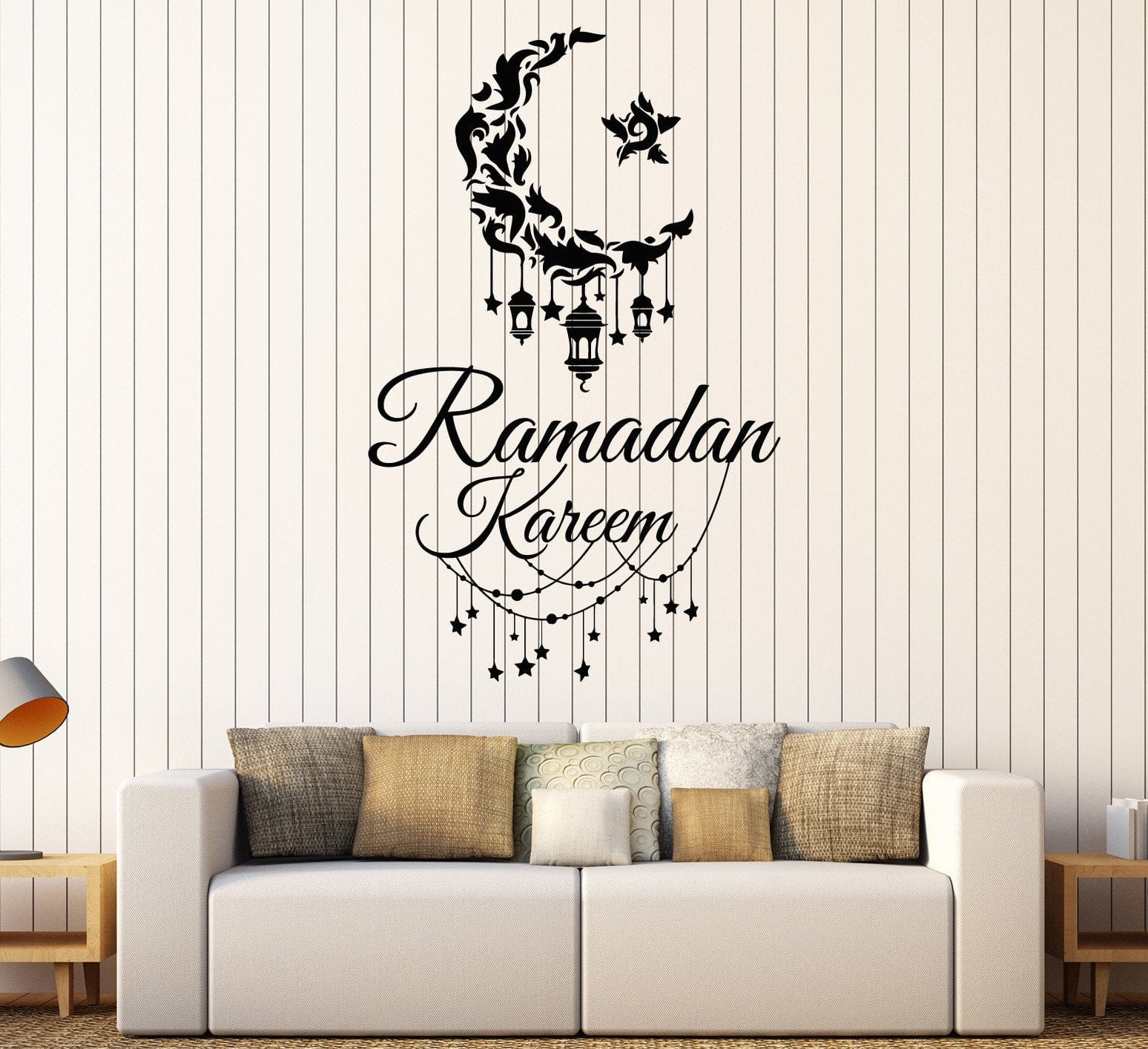 Vinyl Wall Decal Ramadan Kareem Muslim Islamic Stickers Mural Unique G ...