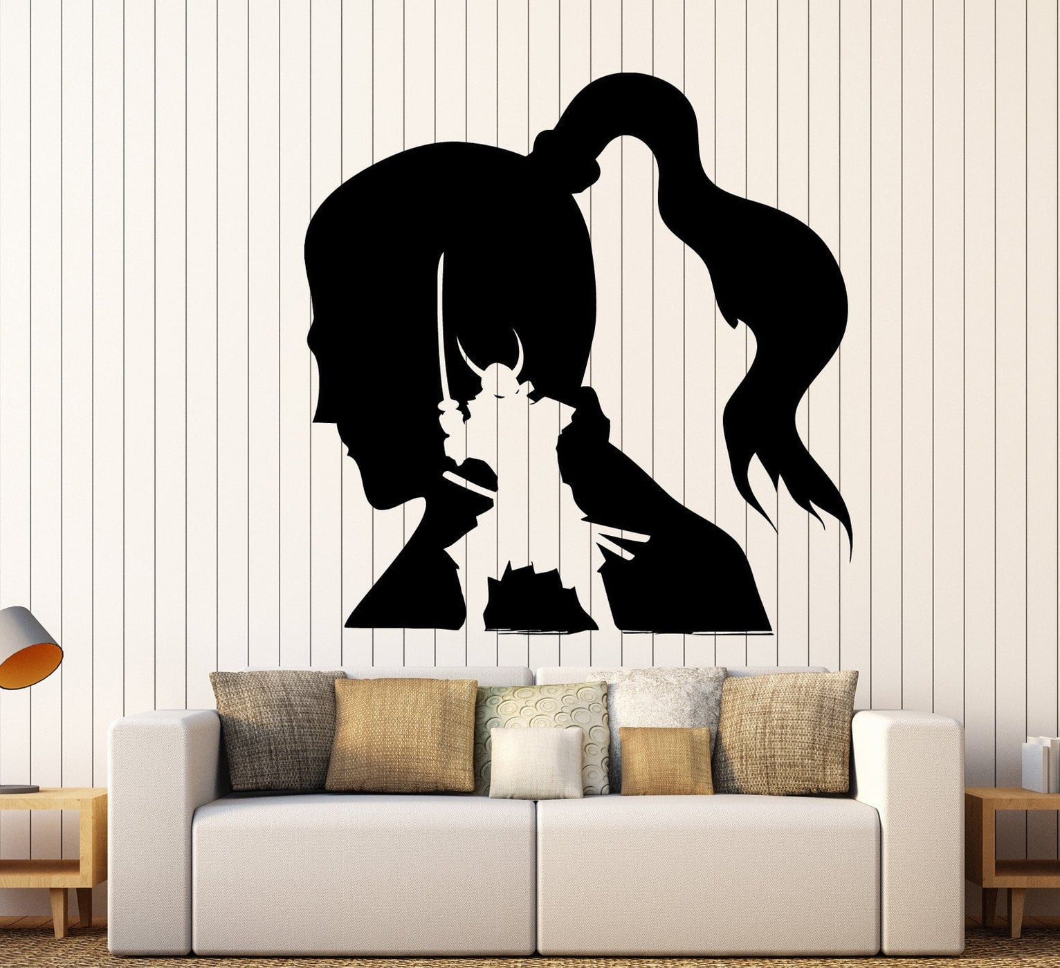 Vinyl Wall Decal Samurai Warrior Japanese Decor Japan Art Stickers Uni ...