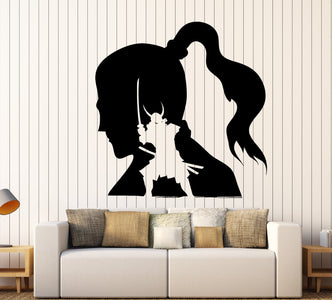 Vinyl Wall Decal Samurai Warrior Japanese Decor Japan Art Stickers Uni ...
