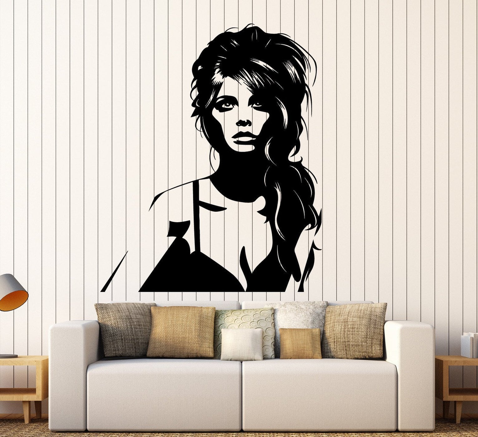 Vinyl Wall Decal Pretty Woman Beauty Fashion Salon Stickers Unique Gif ...