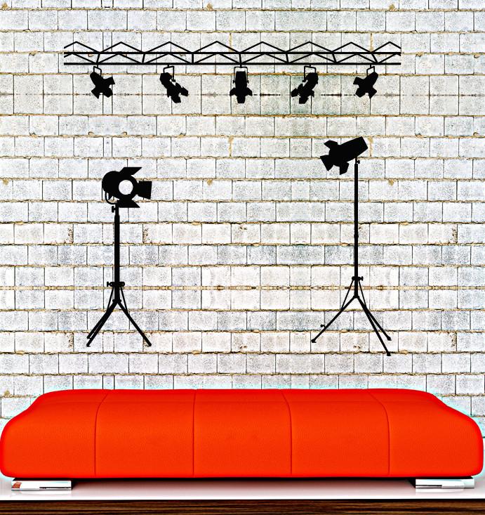 Vinyl Wall Decal Soffits Filming Movies Fashion Design Stickers Unique ...