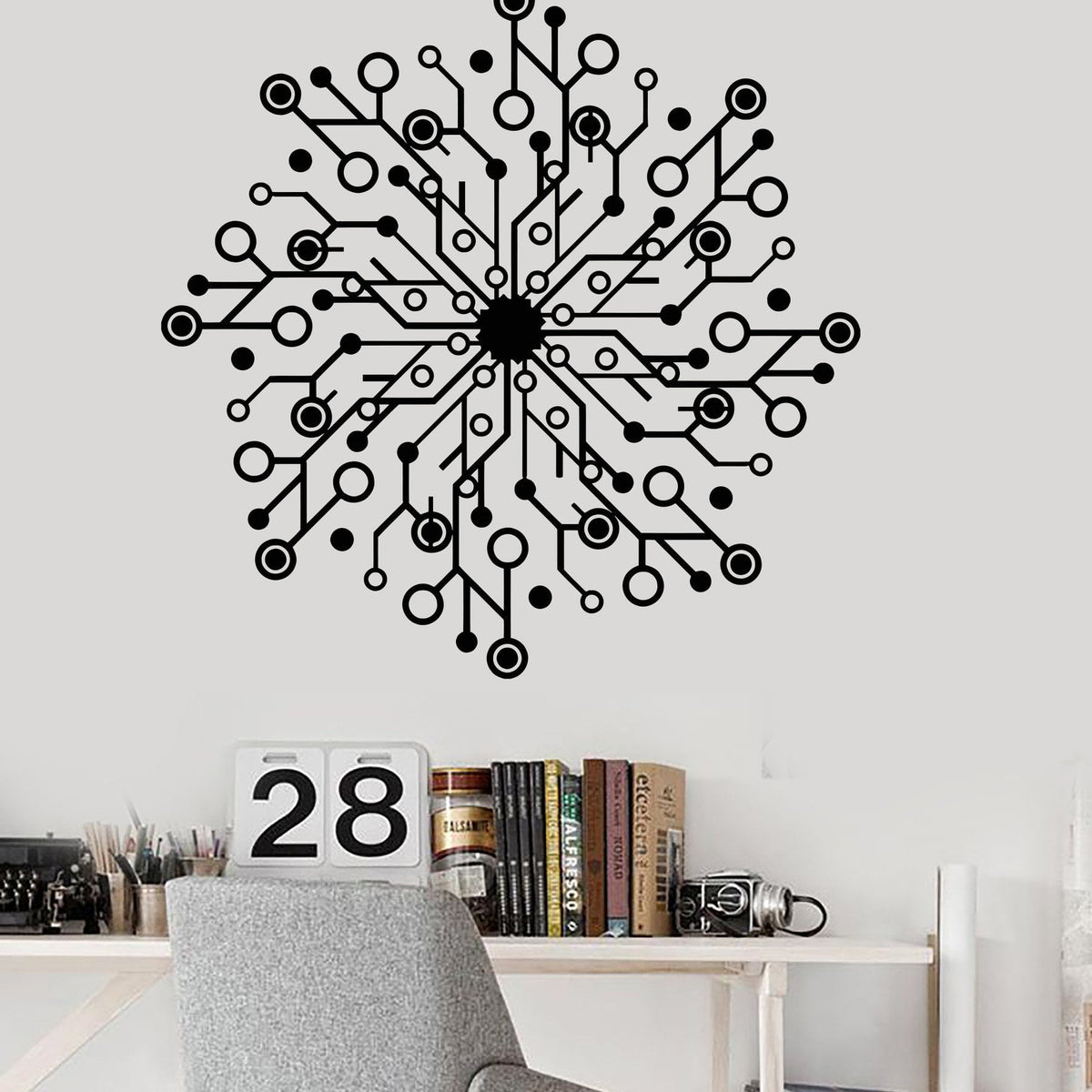 Vinyl Wall Decal Computer Chip Geek IT Hardware Decor Stickers Mural U ...