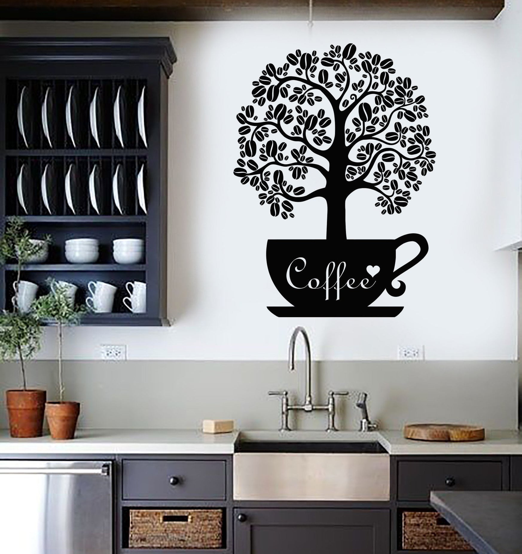 Custom Coffee Stickers And Wall Decals Collection — Wallstickers4you