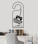 Vinyl Wall Decal Zone Video Game Gaming Play Room Gamer Stickers Uniqu ...