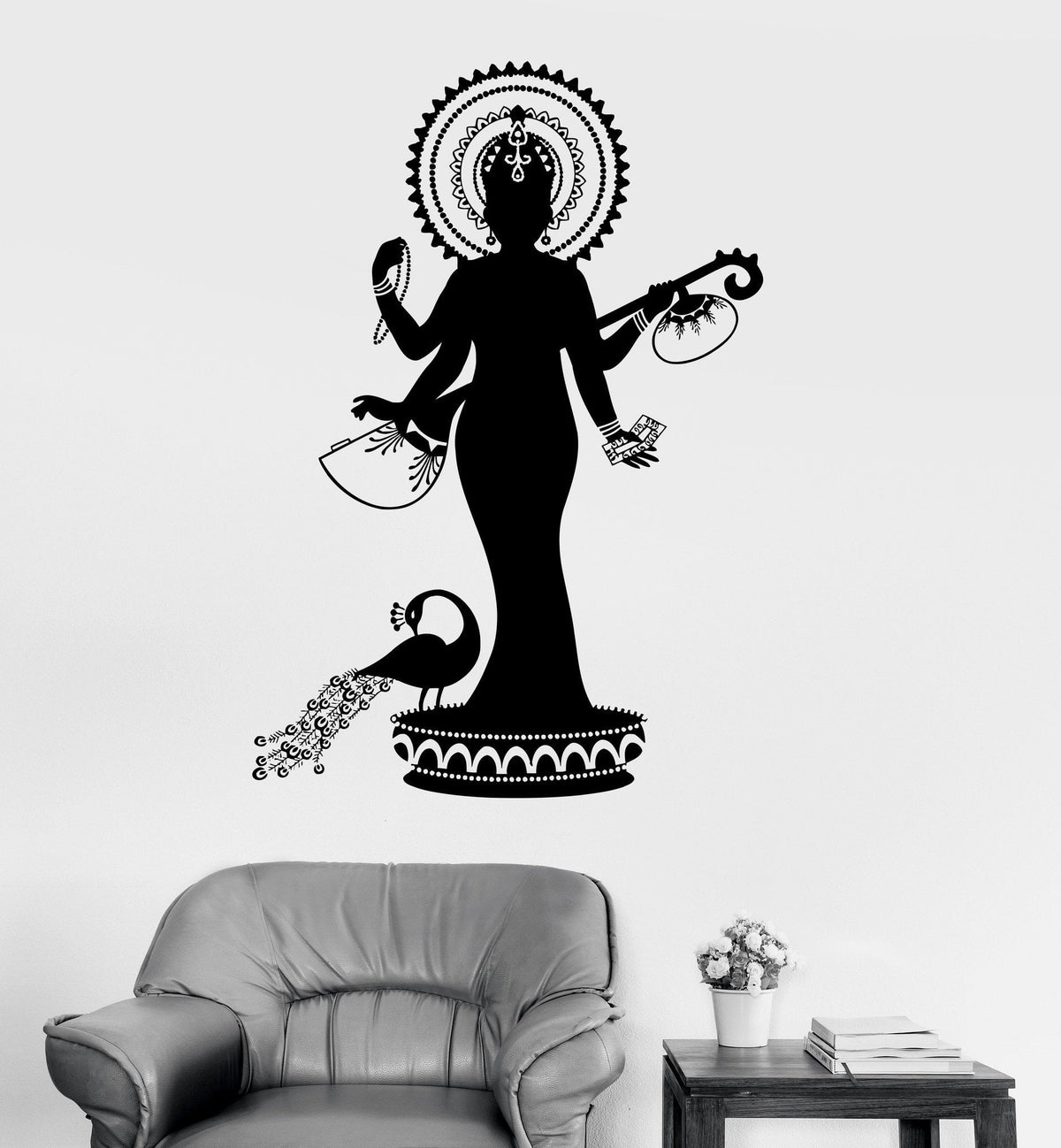 Vinyl Wall Decal Hindu Hinduism God India Deity Religion Stickers Uniq ...