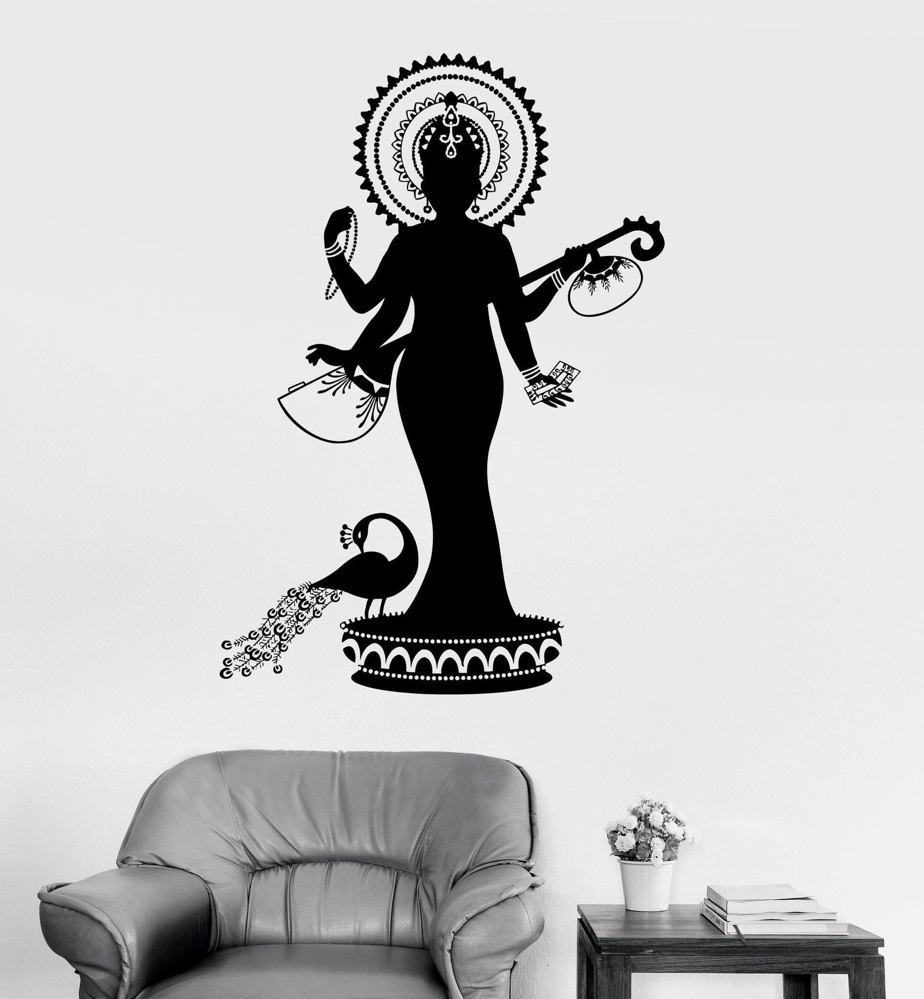 Vinyl Wall Decal Hindu Hinduism God India Deity Religion Stickers Uniq ...