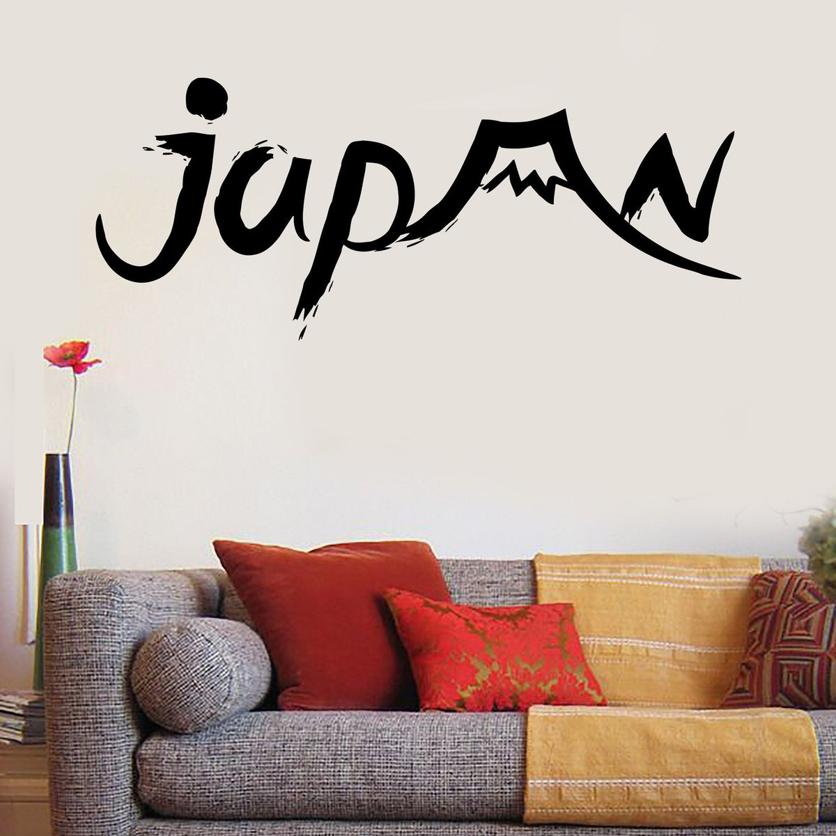 Vinyl Wall Decal Japan Japanese Mount Fuji Oriental Decor Stickers Uni ...