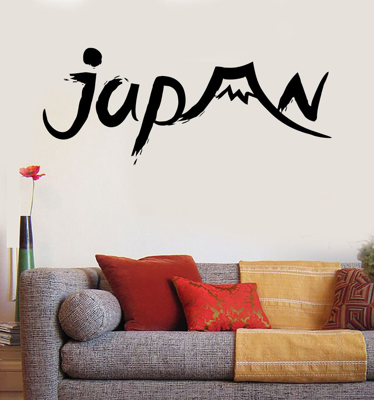 Vinyl Wall Decal Japan Japanese Mount Fuji Oriental Decor Stickers Uni ...