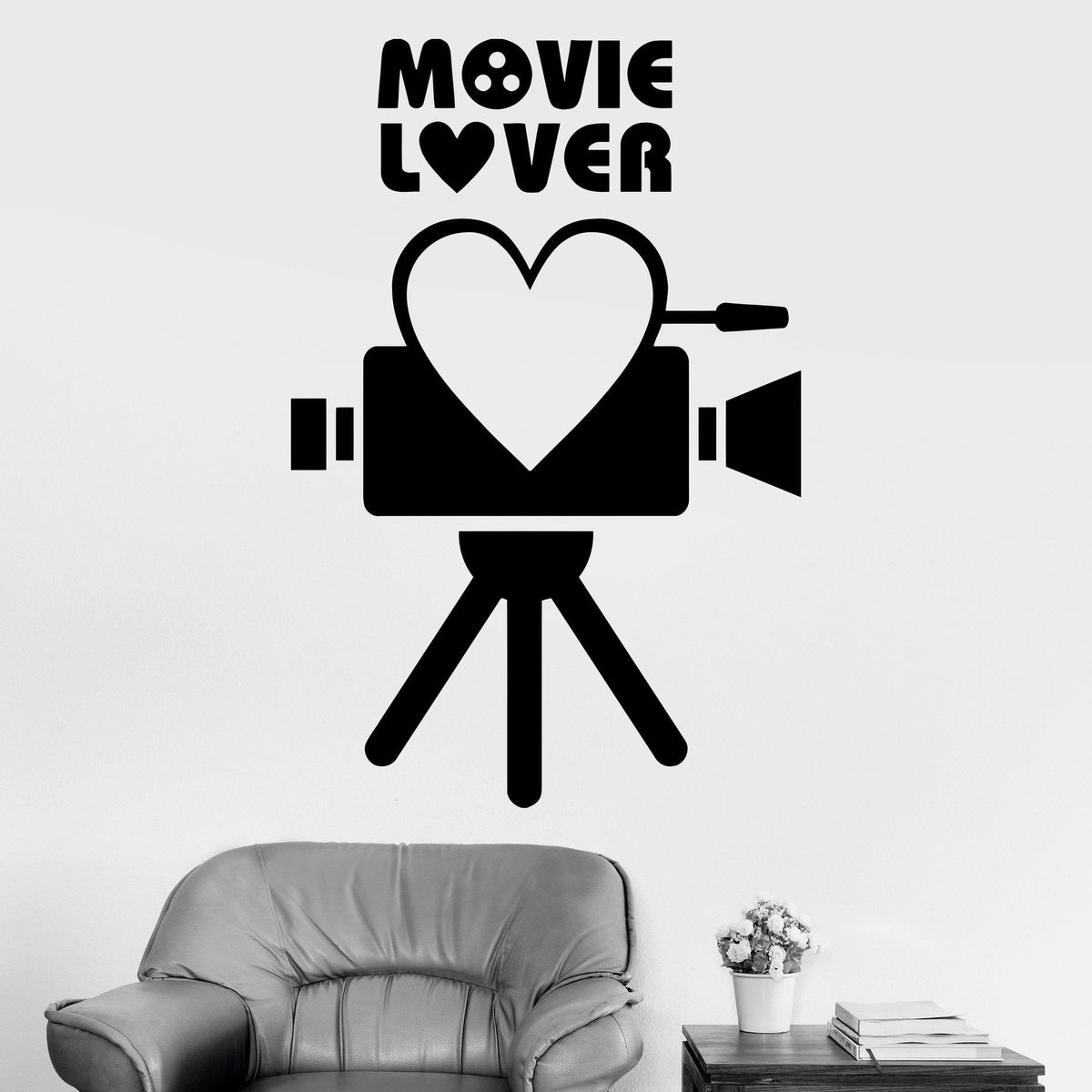 Vinyl Wall Decal Movie Lover Film Cinema Camera Art Decor Stickers Uni ...