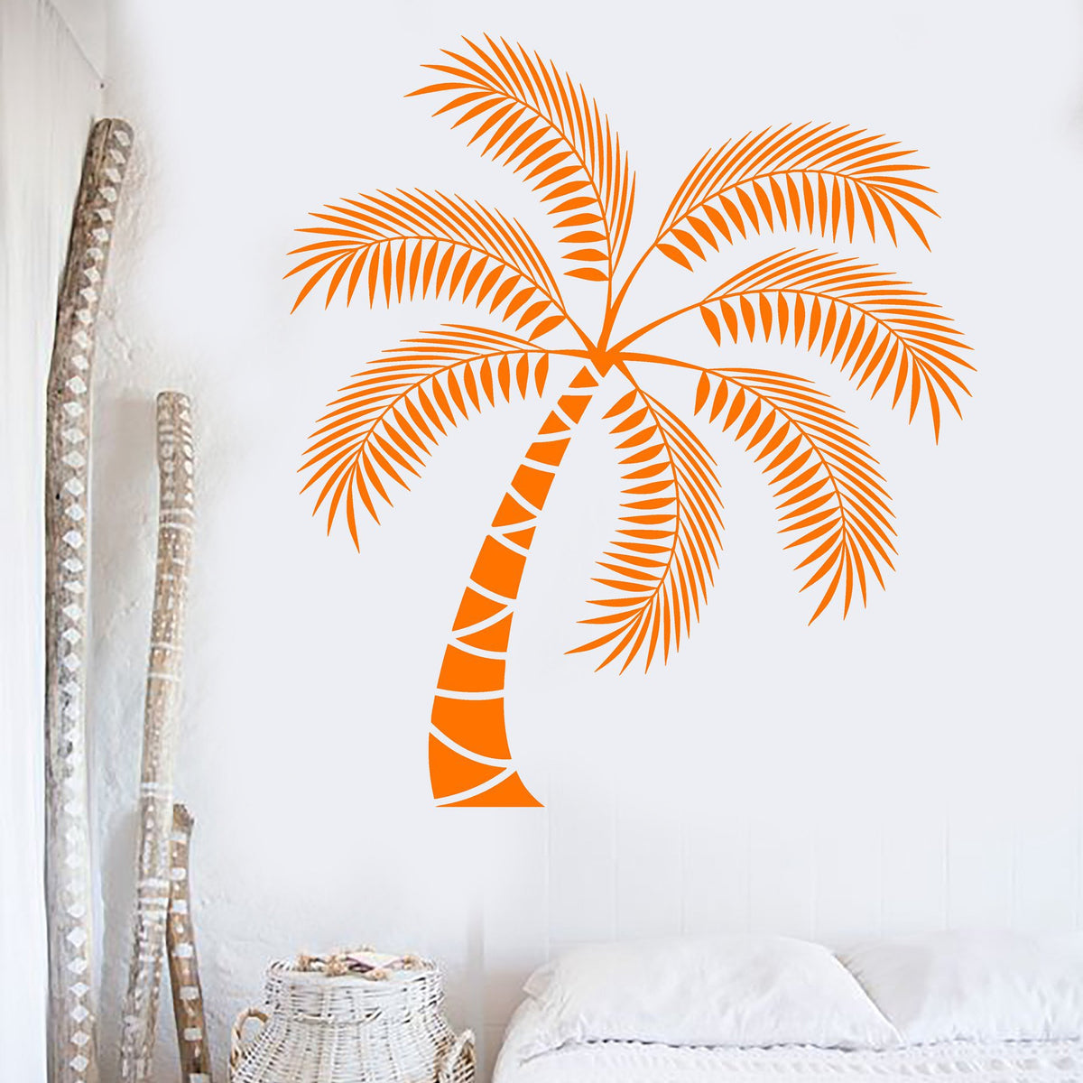 Vinyl Wall Decal Palm Tropical Tree Beach Style Decoration Interior St ...